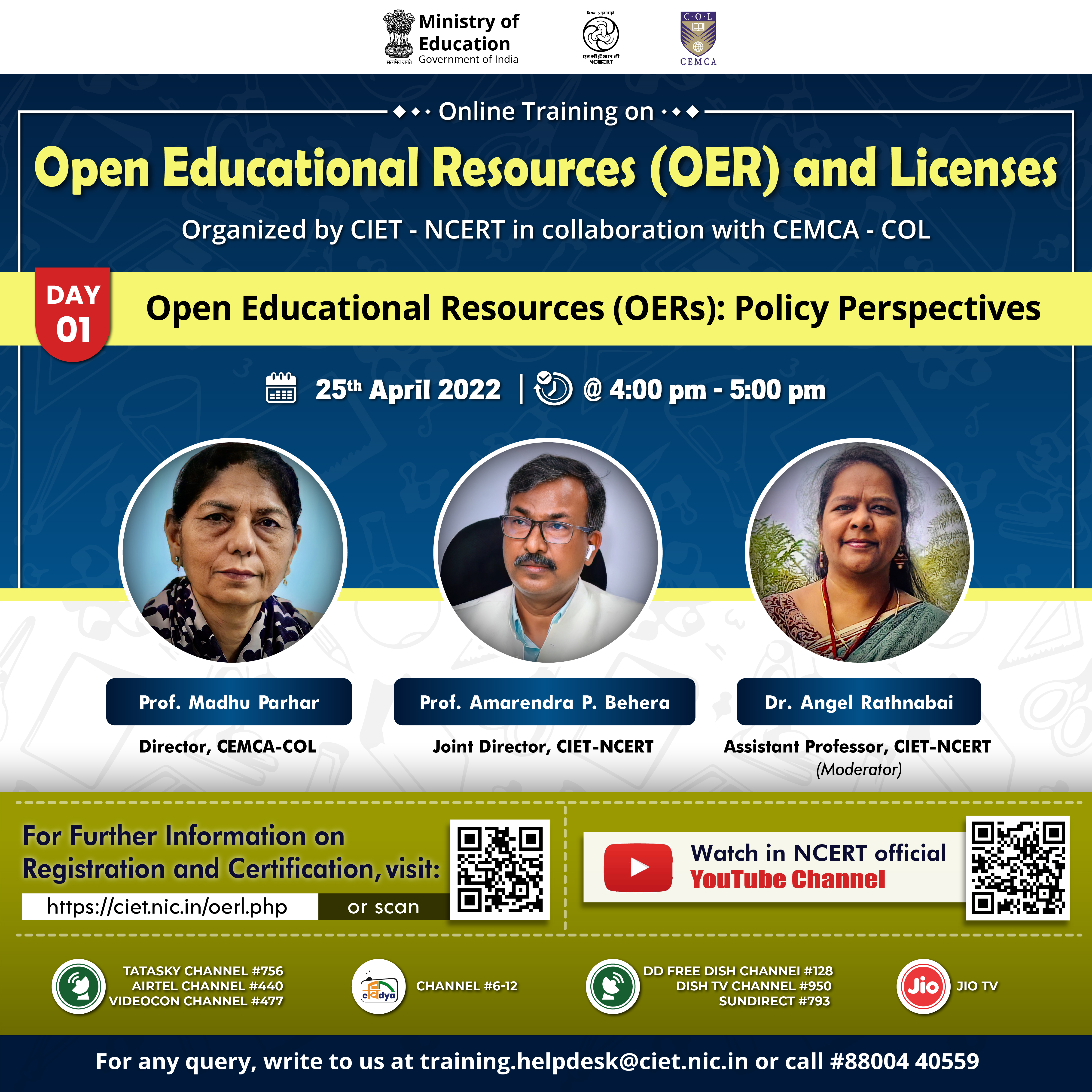 Online Training on “Open Educational Resources (OER) and Licenses ...