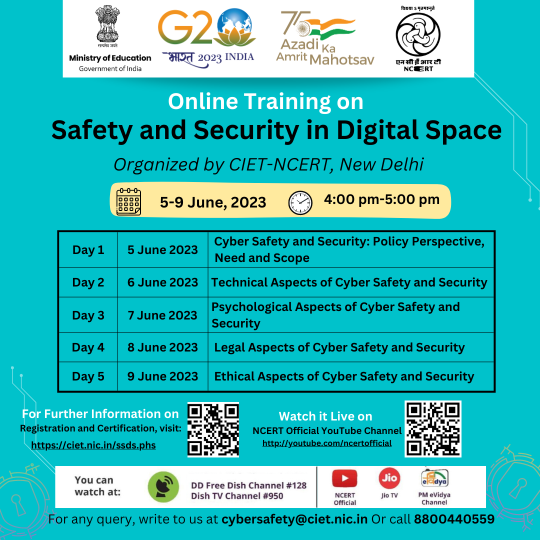 Safety and Security in Digital Space | Central Institute of Educational ...