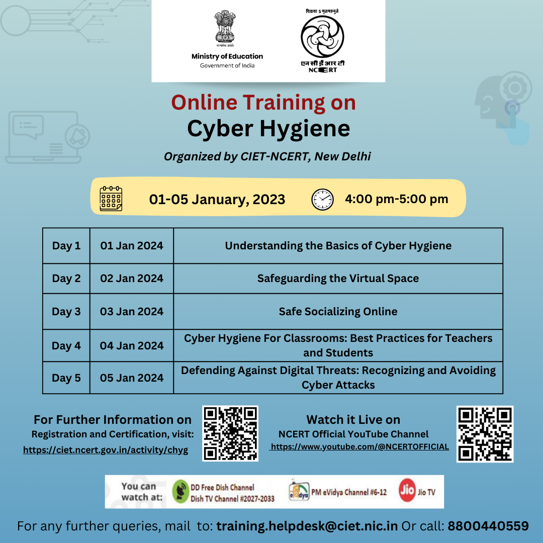 “Cyber Hygiene” | Central Institute of Educational Technology | A ...